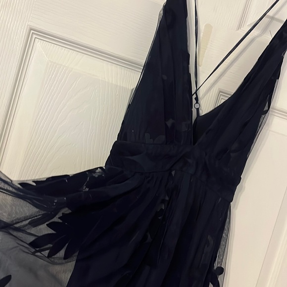 Windsor | Dresses | Dark Navy Blue Flow Prom Dress | Poshmark